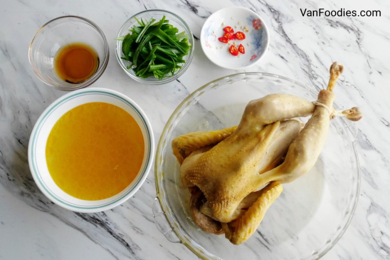 [Recipe] Steamed BC Loong Kong Chicken with Spicy Green Onion Broth ...